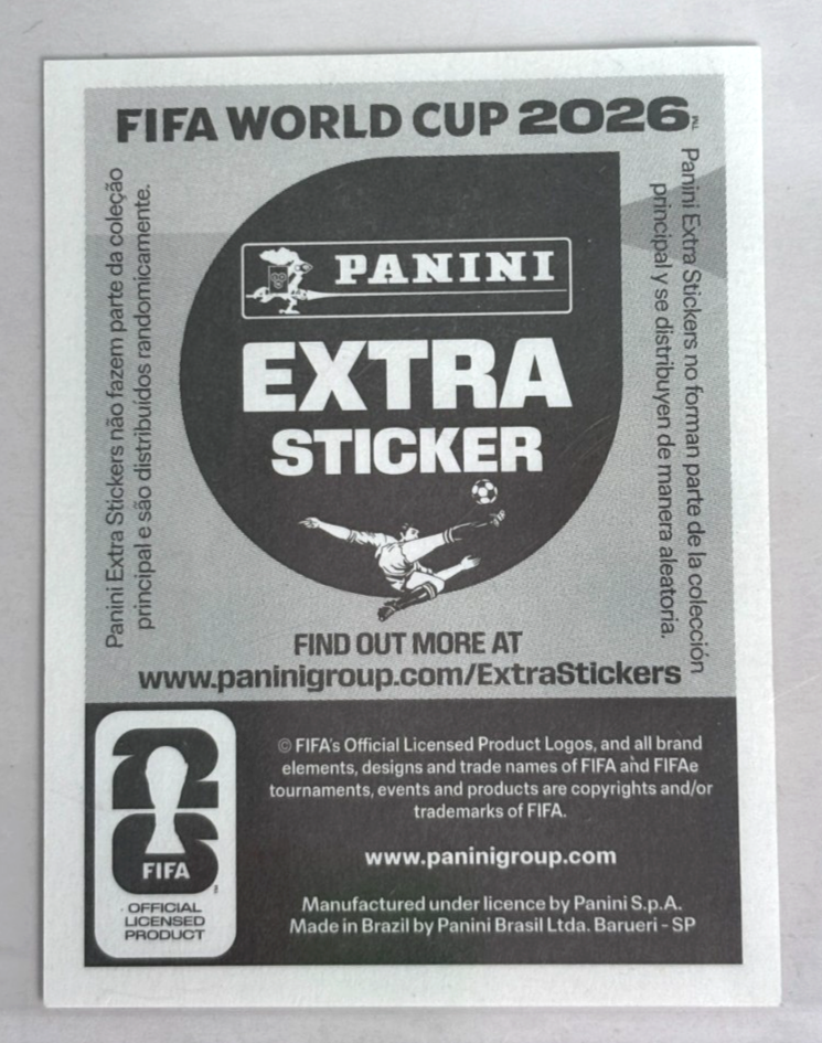 2026 FIFA WC USA 2026 Panini #06 LUKA MODRIC Croatia STICKER EXTRA Gold ...