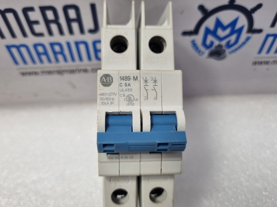 Allen-Bradley 1489-M Thermal Magnetic Circuit Breaker ~480Y/277V 50 ...