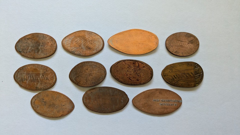 Elongated/Squished Penny Misc Lot Columbus Zoo Smokey Mountains ...