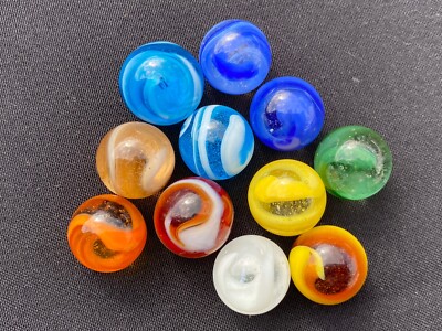 Vintage Marbles Lot- AKRO AGATE CLEAR SNAKE CORKSCREW LOT -excellent ...