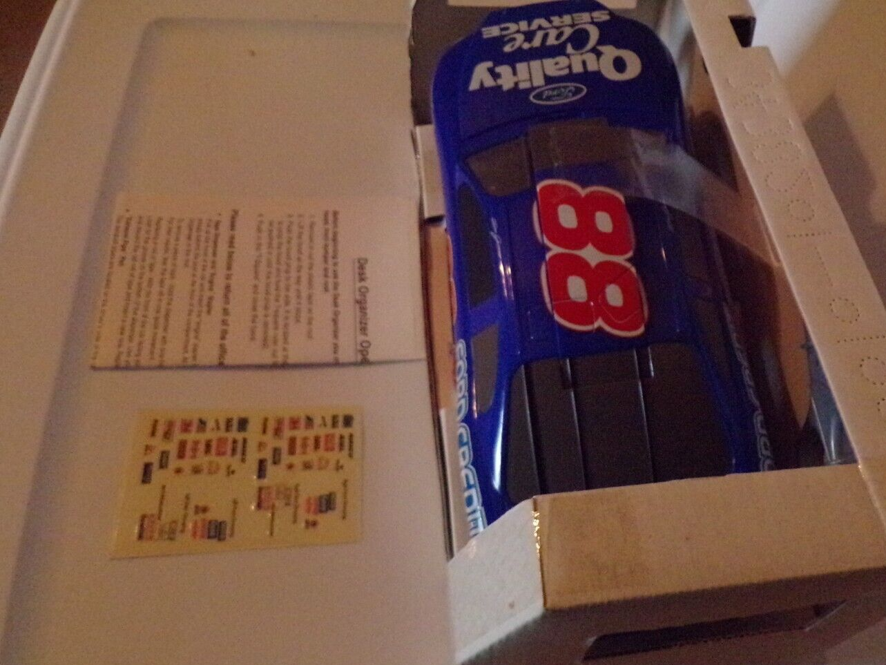 LOOK RIDDELL SPORTS NASCAR DESK ORGANIZER ROOM WORKS 1/18 CAR NIB | eBay