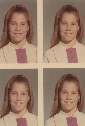 1970s Girl School Portrait Sheet Four Images Class Photo | eBay