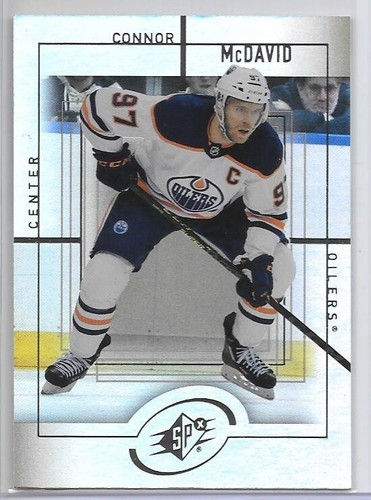 CONNOR McDAVID 2021-22 UD EXTENDED SERIES SPX CENTER SSP INSERT/CAPTAIN ...