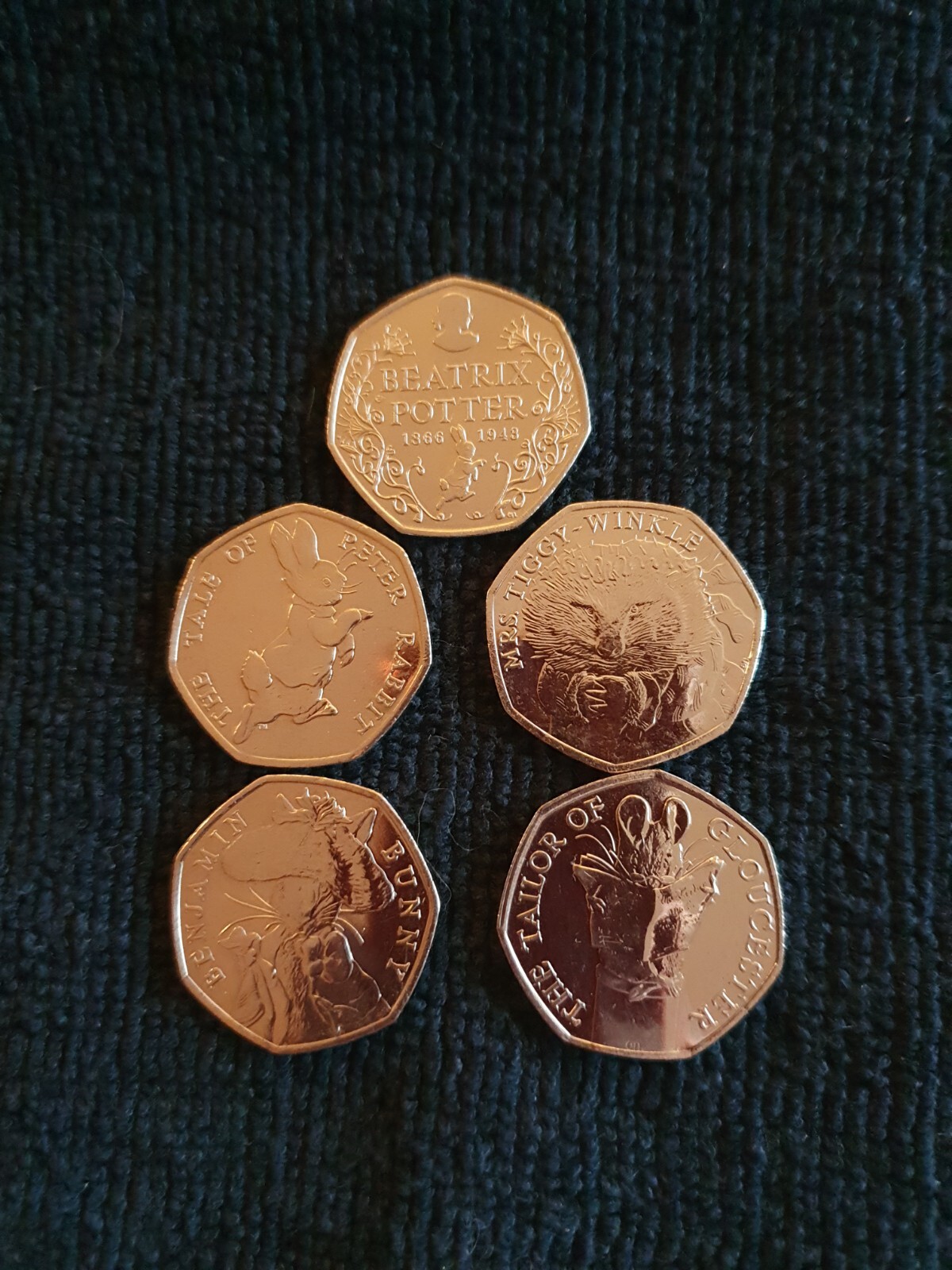 50p coins Many/Variations circulated and un-circulated 1998-2019 Great ...