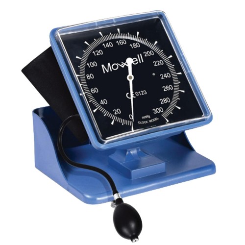 Sphygmomanometer Desktop Blood Pressure Monitor Clock Face Latex Bulb ...