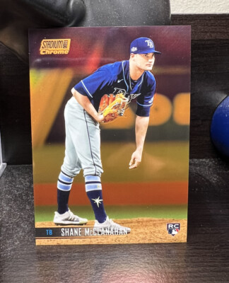 2021 Topps Stadium Club Chrome Orange Refactor Rookie #170 Shane ...