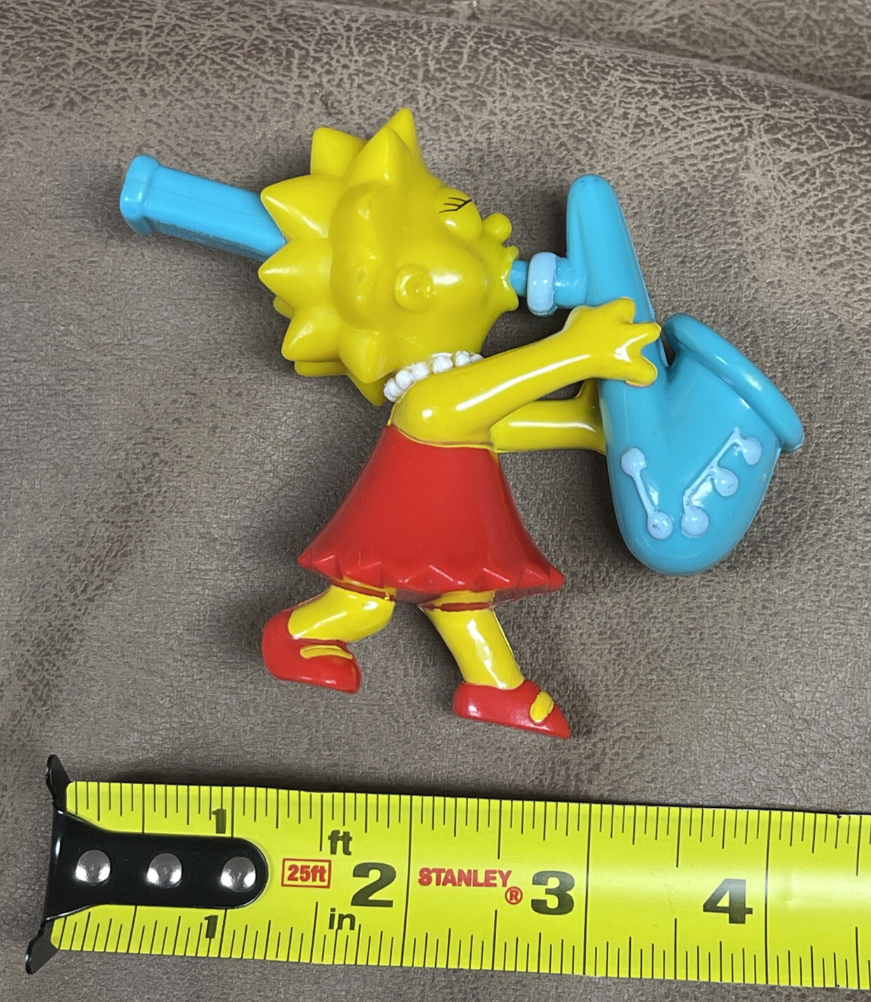 Vtg Lisa Simpson Saxophone Subway Toy 1997 The Simpsons Kids Meal Matt ...
