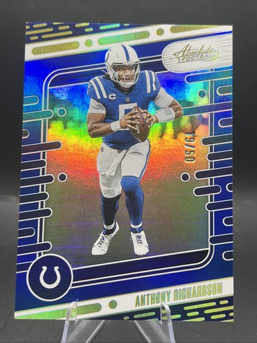 Anthony Richardson 2024 Panini Absolute Football Blue Spectrum /50 | eBay
