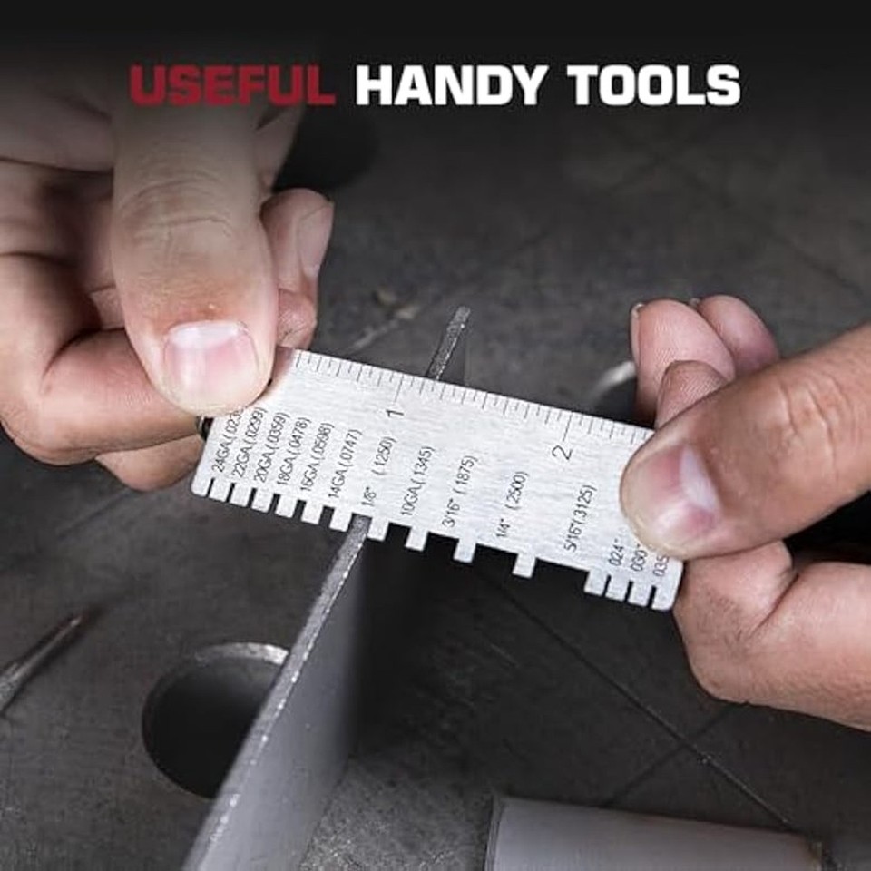 10X(Wire Measuring Tool& Thickness Tool, Stainless Steel Metal ...
