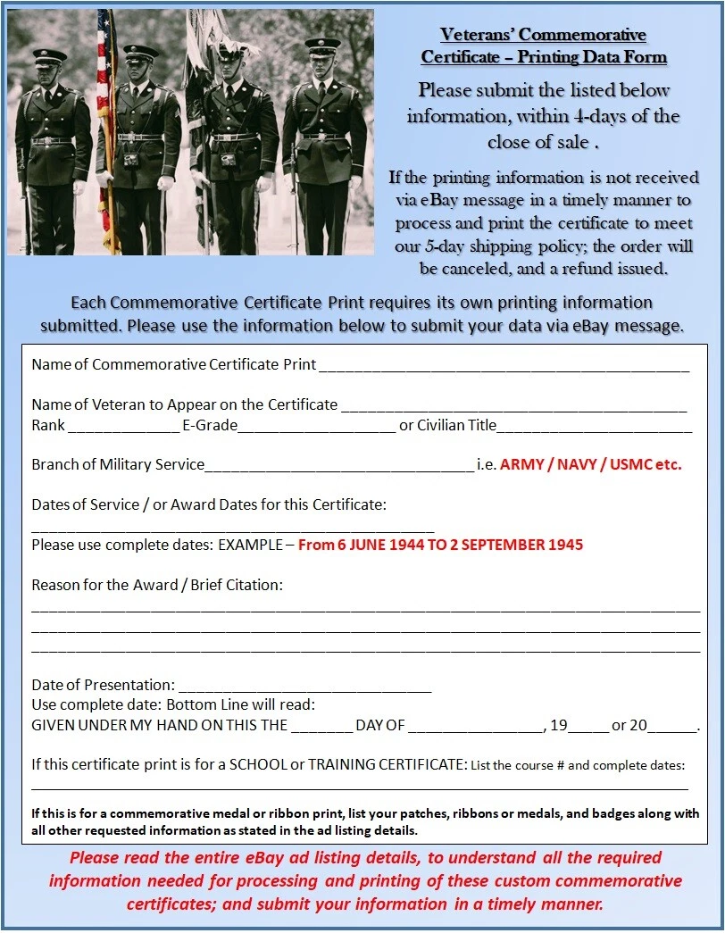 Certificate Of Commendation Usmc Template