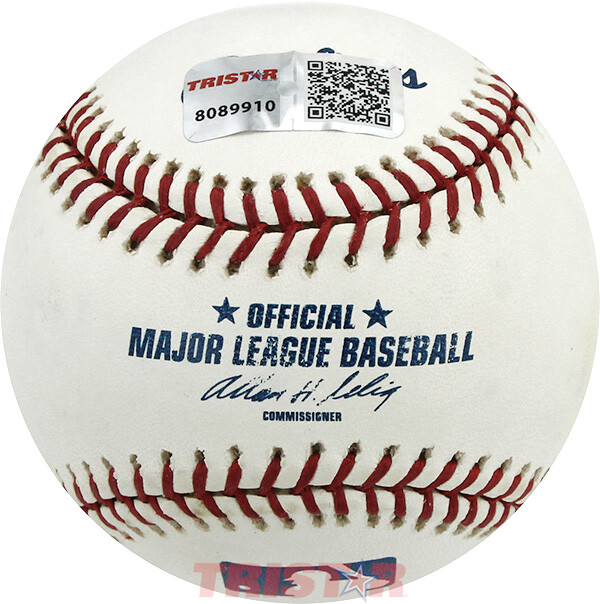 STEVE BOROS SIGNED AUTOGRAPHED ML BASEBALL TRISTAR - TIGERS, CUBS, REDS ...