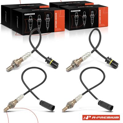 4x Oxygen Sensors Upstream & Downstream for BMW 540i 97-03 740i 750iL ...