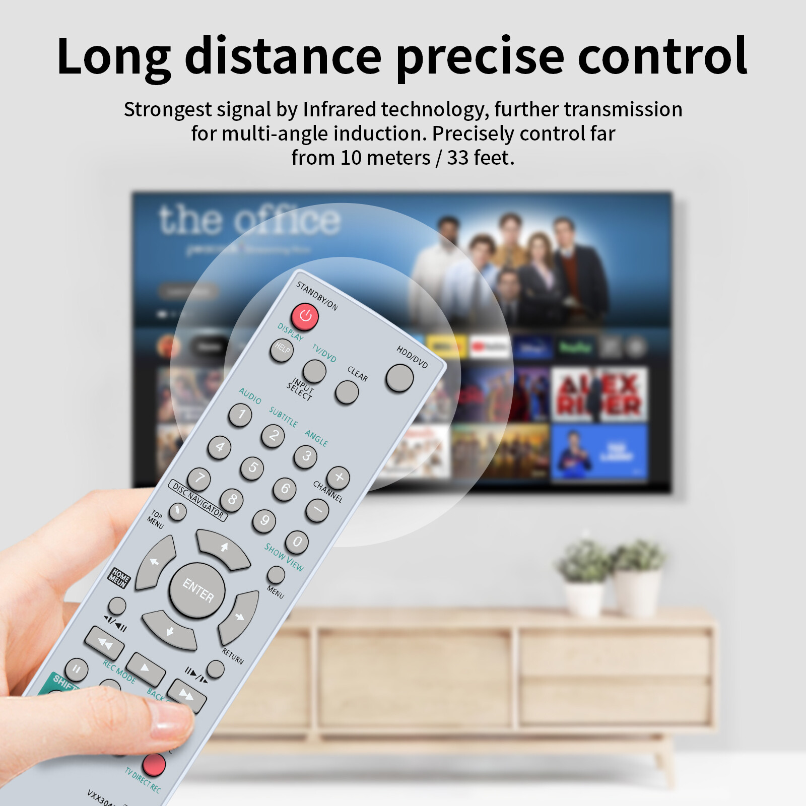New VXX3048 Remote Control For Pioneer DVD Recorder DVR-433H-K DVR-433H ...
