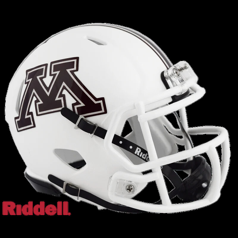 Minnesota Golden Gophers 2018 White Riddell Speed Mini Helmet for sale ...