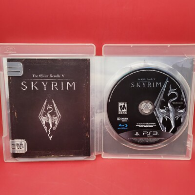 Elder Scrolls V Skyrim PS3 PlayStation 3 Manual FREE SHIPPING w/ Track ...