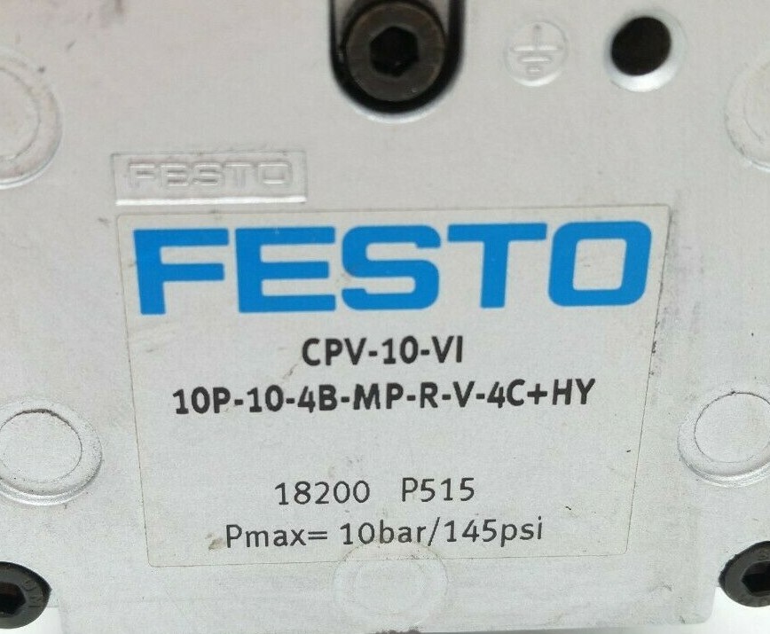 Festo CPV-10-VI-10P-10-4B-MP-R-V-4C+HY Valve Terminal | eBay