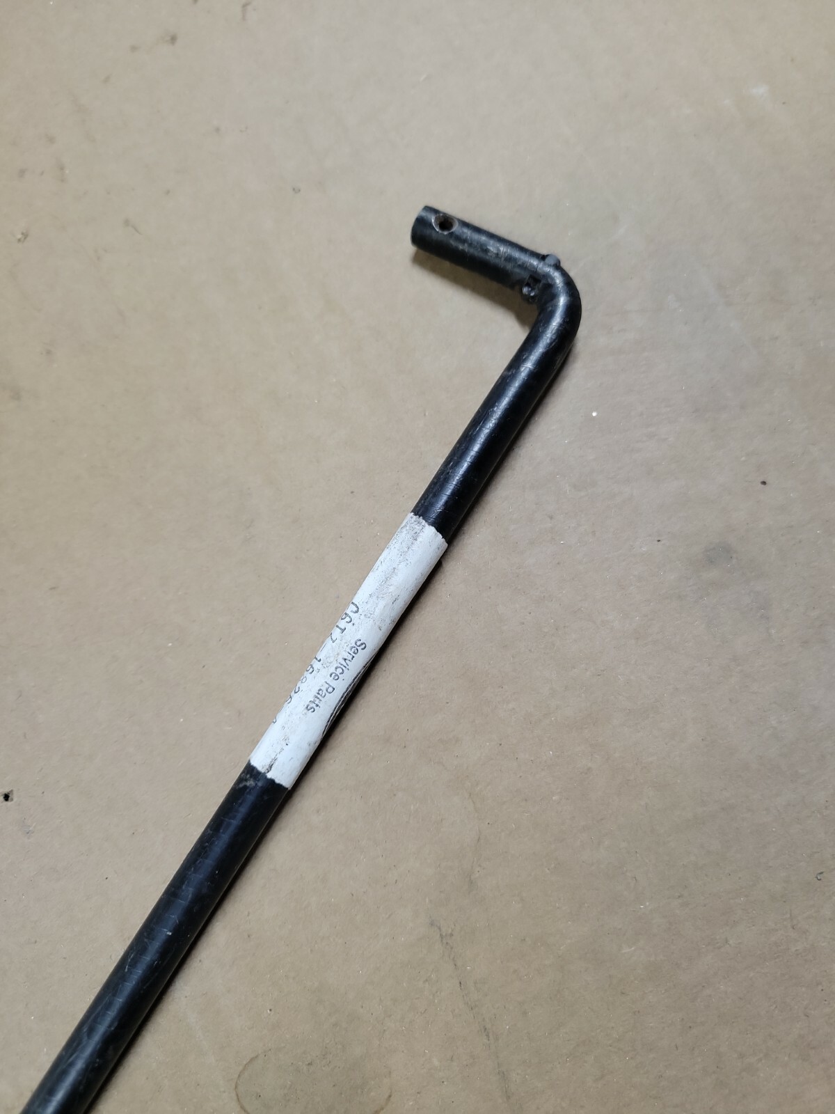 NOS OEM FORD HOOD PROP ROD 66 67 68 69 70 71 72 73 75 76 77 BRONCO C6TZ ...