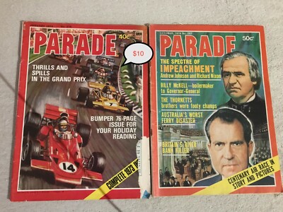 Vintage Parade magazine 2 x 1974 | eBay Australia