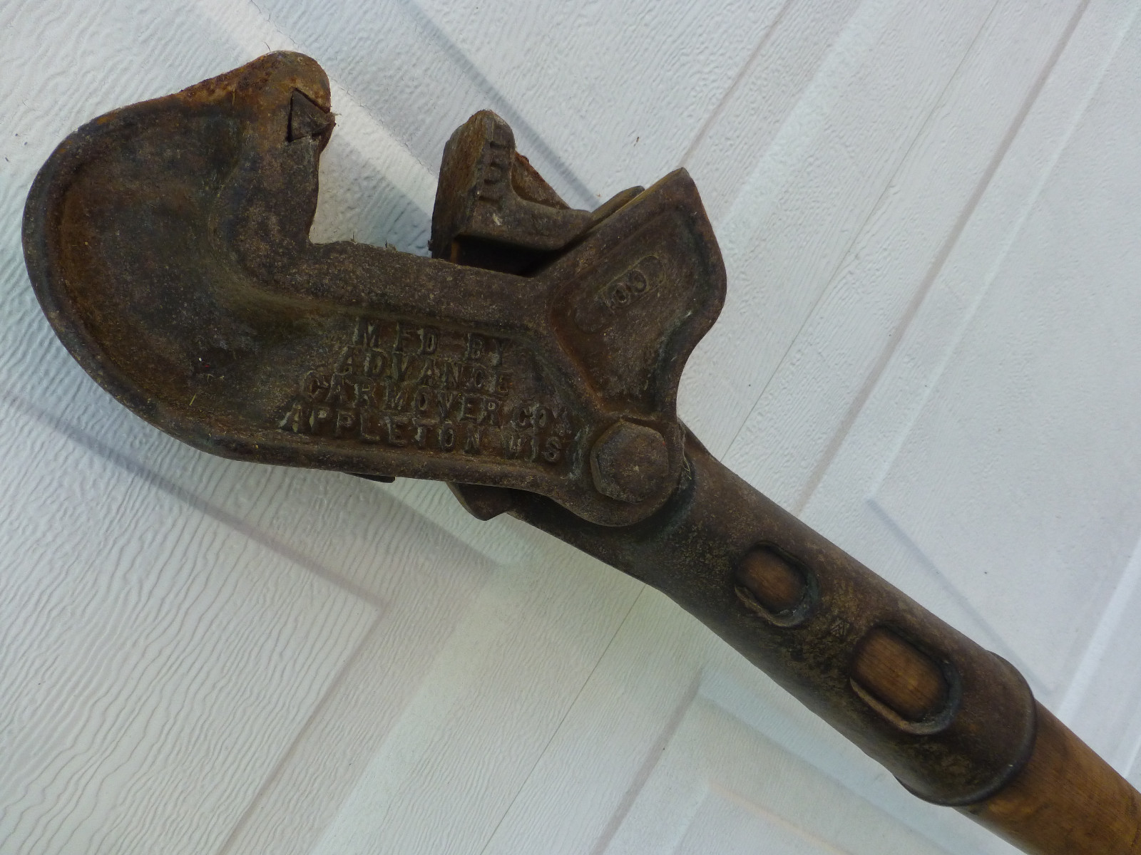 Antique Railroad Train Car Mover Lever Johnson Bar Advance Safety Car ...