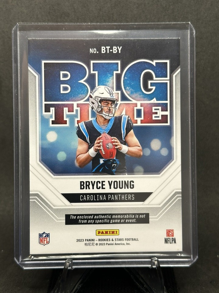2023 Panini Rookies and Stars Bryce Young Rookie Big Time Patch /399 ...