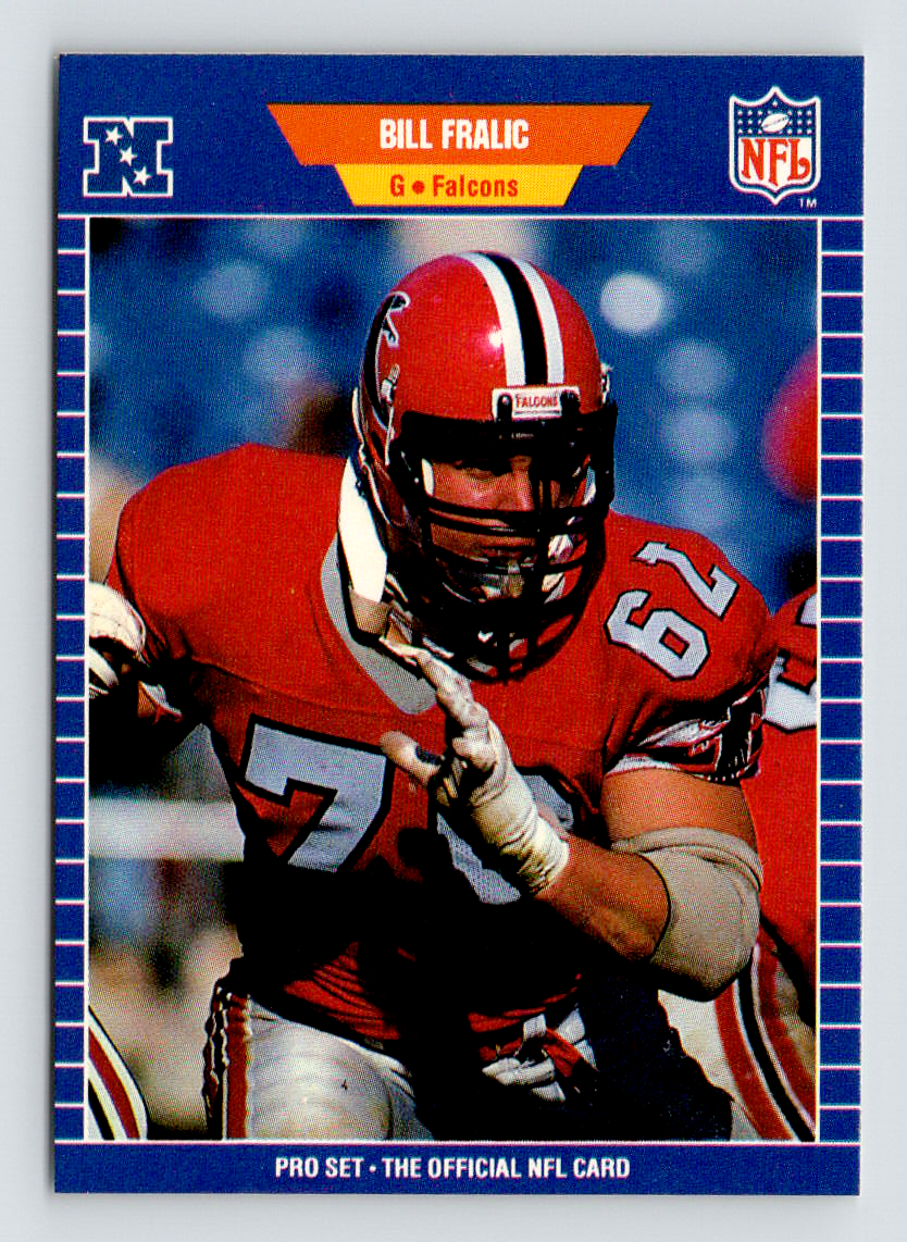1989 Pro Set Card, #9 Bill Fralic, Atlanta Falcons | eBay