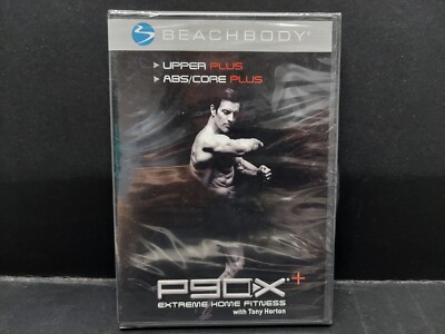 Beachbody P90X+ Extreme Home Fitness Upper Plus Abs/Core Plus DVD BRAND ...