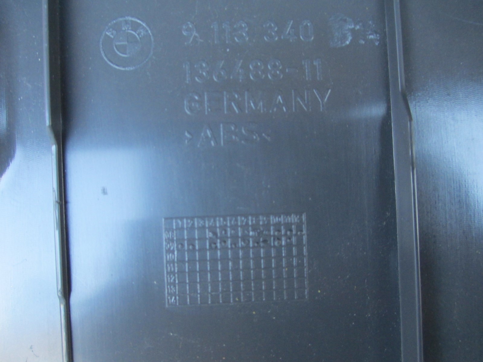 BMW 7 Series REAR TRUNK LINING TRIM PANEL PLATE OEM 51479113340 | eBay