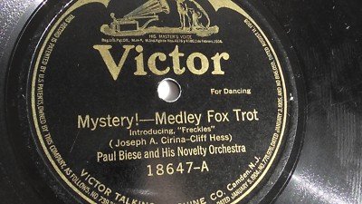 Paul Biese - 78rpm single 10-inch – Victor #18647 Mystery! | eBay