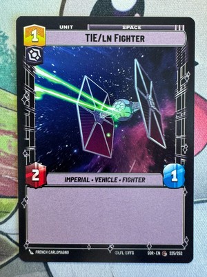 TIE/LN Fighter Nonfoil/Regular Star Wars Unlimited TCG WSK156 | eBay