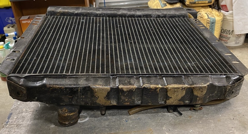 USED Radiator N P D 3-Row Copper/ Brass Mustang 289/302/ 351W 1967-1969 ...