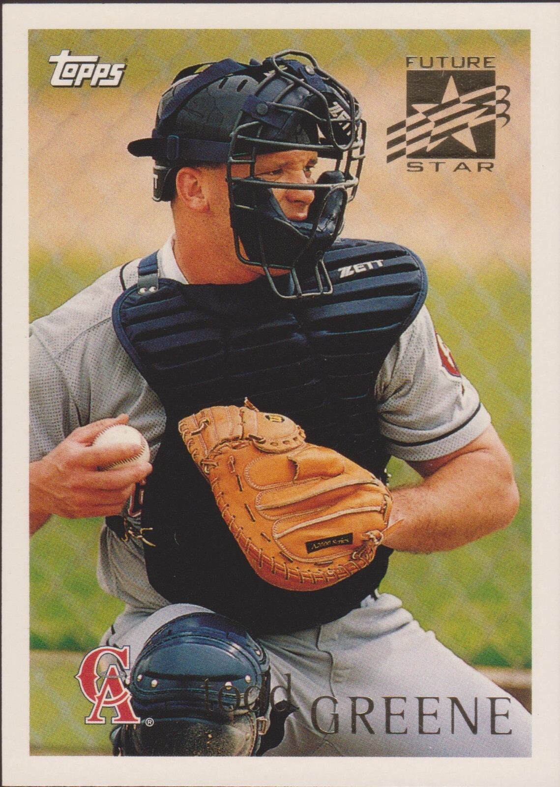 1996 Topps #213 Todd Greene California Angels Rookie Baseball Card RC ...