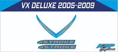 YAMAHA WAVERUNNER VX DELUXE 2005/2009 Graphics/Decal/Sticker Kit light ...
