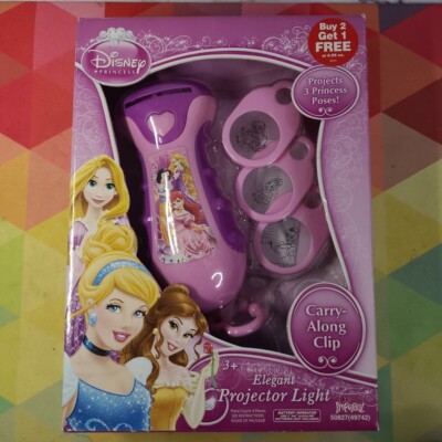 Disney Princess Elegant Projector Lamp Ages 3+ W/ 3 Lens Filters ...
