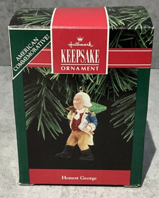 Hallmark 1992 Keepsake Ornament Honest George Washington American ...