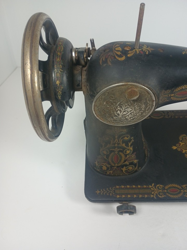 Antique Model 66 Singer Red Eye Treadle Sewing Machine Head Original ...