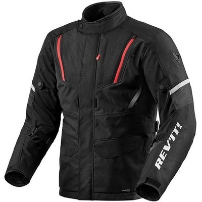 Rev'it Move H2O Waterproof Motorbike Motorcycle Jacket - Black L | eBay UK