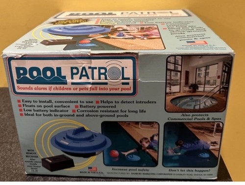Pool Patrol PA-30 Pool Alarm. Water Safety For Kids&Family. Anti ...