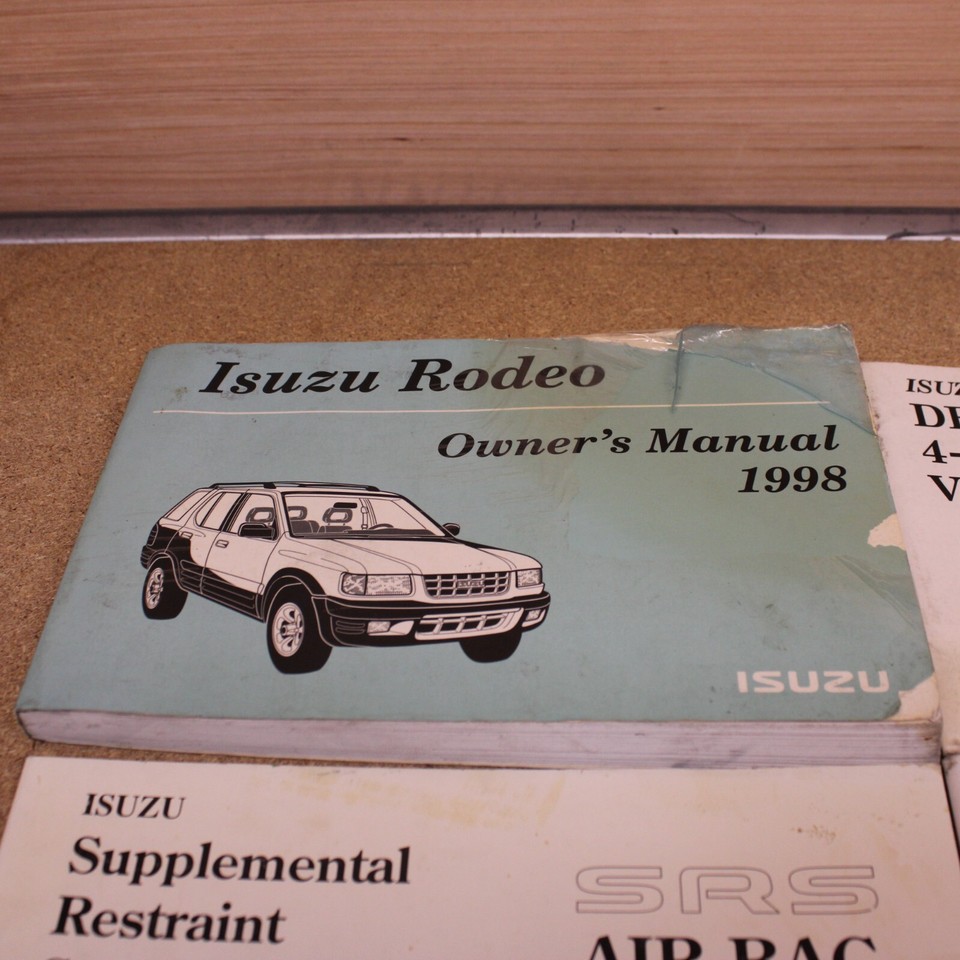 1998 98 Isuzu Rodeo OEM Owners Manual Set S LS 2.2L 3.2L V6 | Owner ...