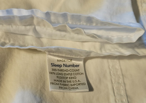 Sleep Number Smart Fit 300 Thread Count FlexTop KING Sheets 1 Fitted 1 ...