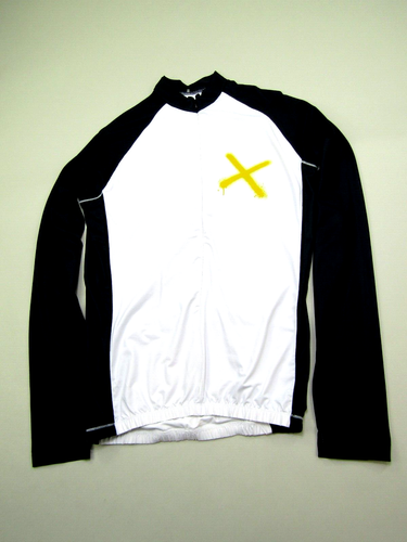 Yellowman YMX Cycling Jersey Womens Small Skull Chain 3/4 Zip ...