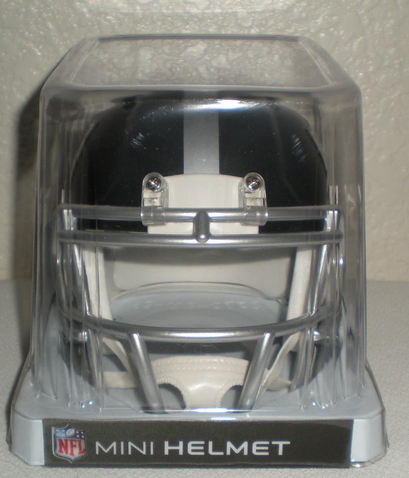 Riddell Las Vegas / Oakland Raiders Blaze Alternate Mini Helmet New in ...