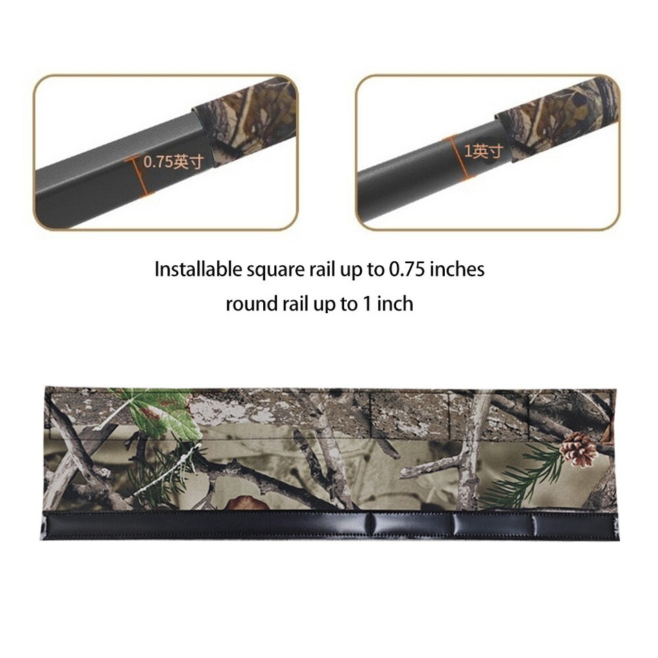4PCS Tree Stand Rail Pads 19.6X5.3" Waterproof Camo Treestand Shooting ...