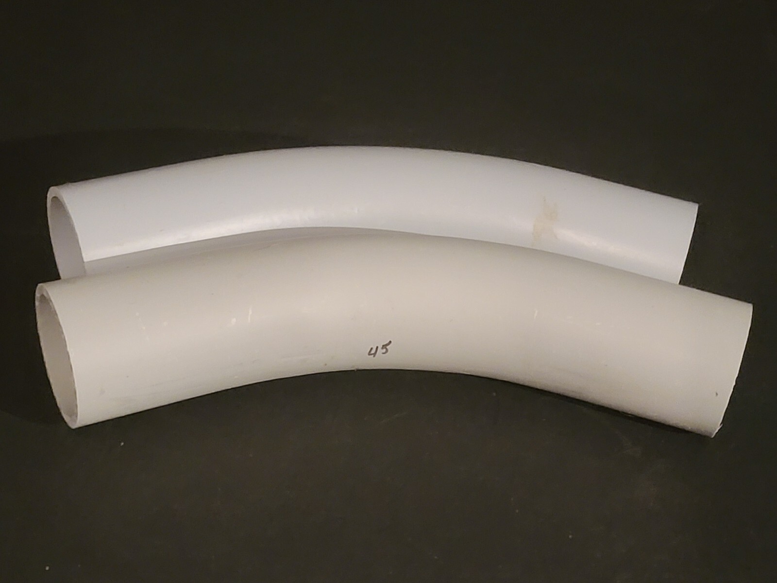 (LOT OF 2) 2" inch Schedule 40 PVC, 45 Degree Electrical Conduit Elbow ...