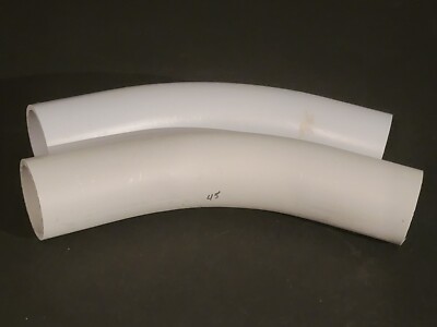 (LOT OF 2) 2" inch Schedule 40 PVC, 45 Degree Electrical Conduit Elbow ...
