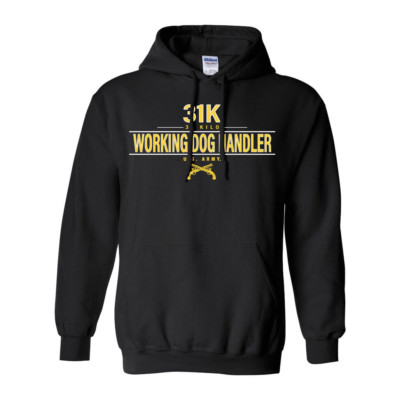 U.S. Army MOS 31K Working Dog Handler Sweatshirt | eBay
