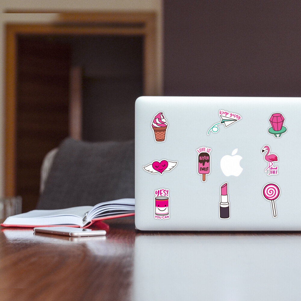 Laptop Covered In Stickers Tumblr