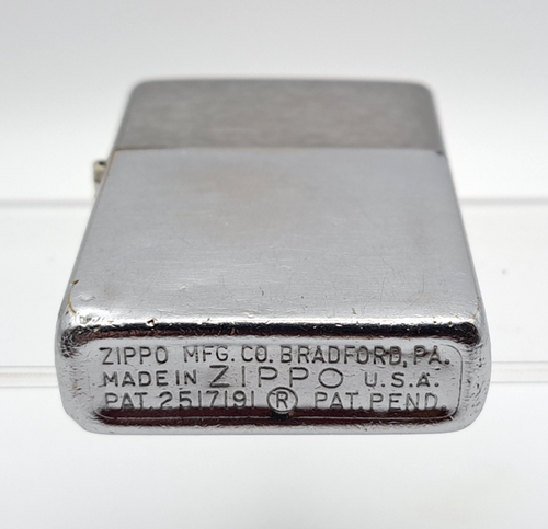 ZIPPO MFG. 1950 - 1957 PAT.2517191 PAT. PEND. Replaced Upper/New ...