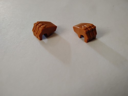 New LEGO Big Hands Fist Bumpin Fun Reddish Brown Skin Gloves Knuckles ...