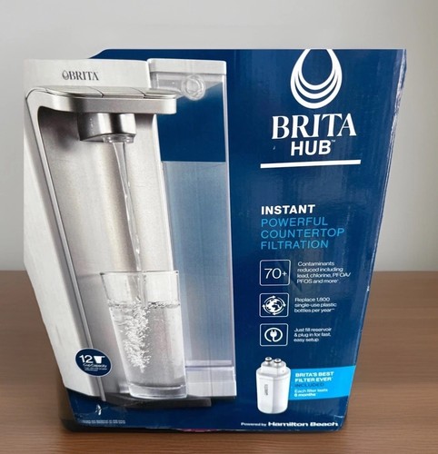 Brita Hub 12-Cup Water Filtrate, purifies the water and gives it a ...