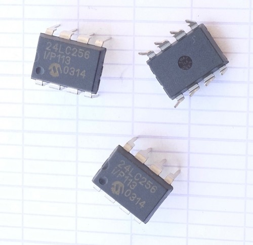 3x Microchip Technology 24LC256-I/P. Circuit intégré. Lot de 3 | eBay
